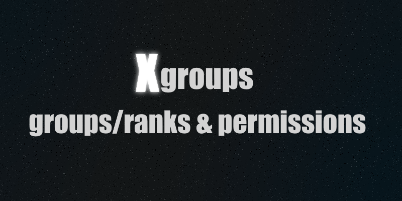 Xgroups | Advanced groups/ranks & permissions - FiveM Releases - Cfx.re ...