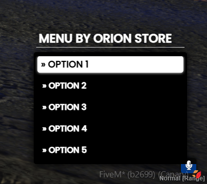 [FREE] Menu default redesign by Orion Store - FiveM Releases - Cfx.re ...