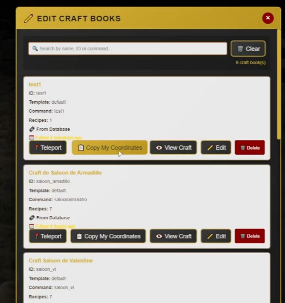 Farpax Craft Book - Advanced Crafting System for RedM/FiveM - RedM ...