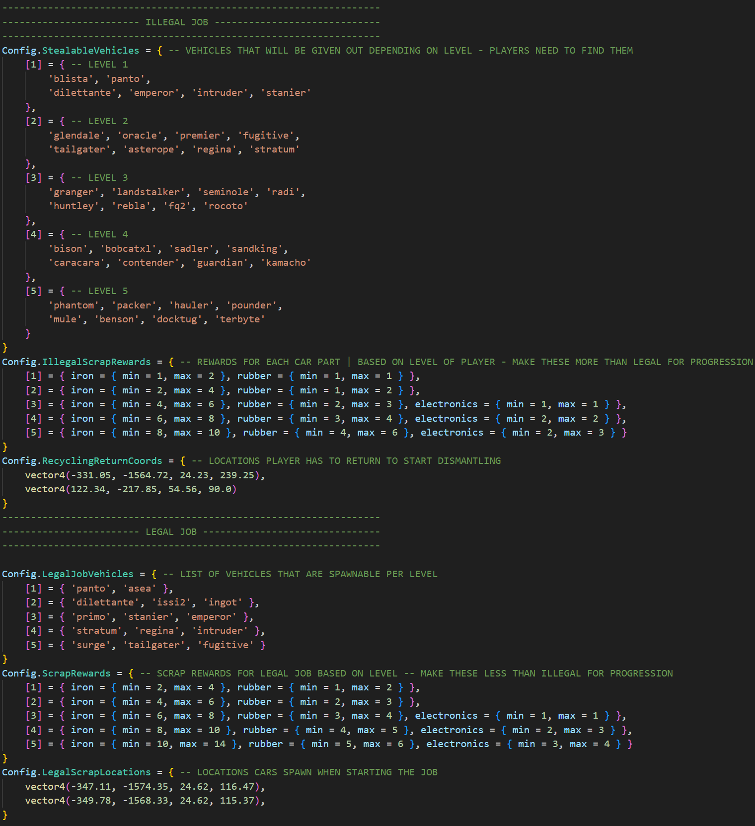 [PAID][OX] Wreck & Reclaim Chopshop - FiveM Releases - Cfx.re Community