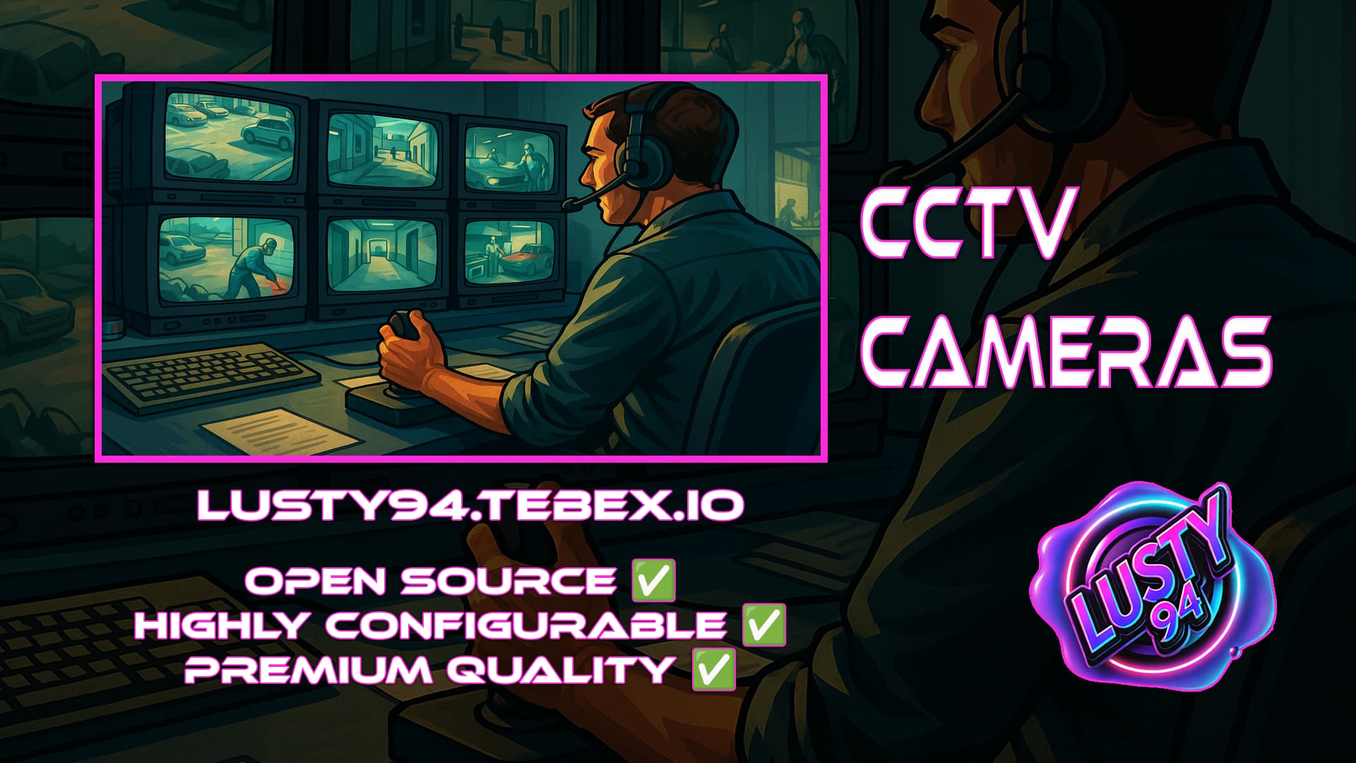 [PAID] [QB] CCTV | Infinitely Expandable CCTV System | CCTV Props ...