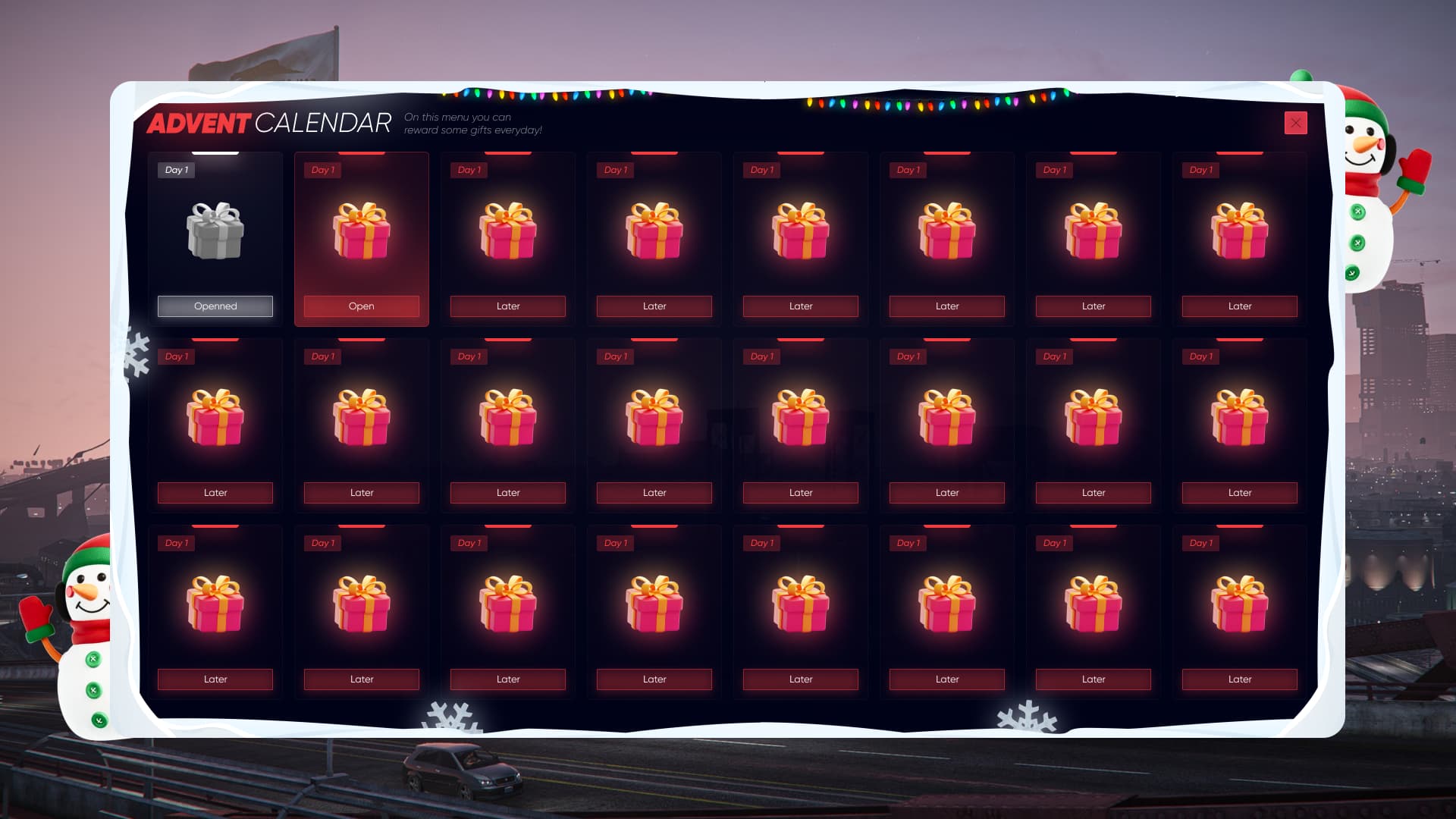 [PAID ][ESX/QB] Advent Calendar - FiveM Search