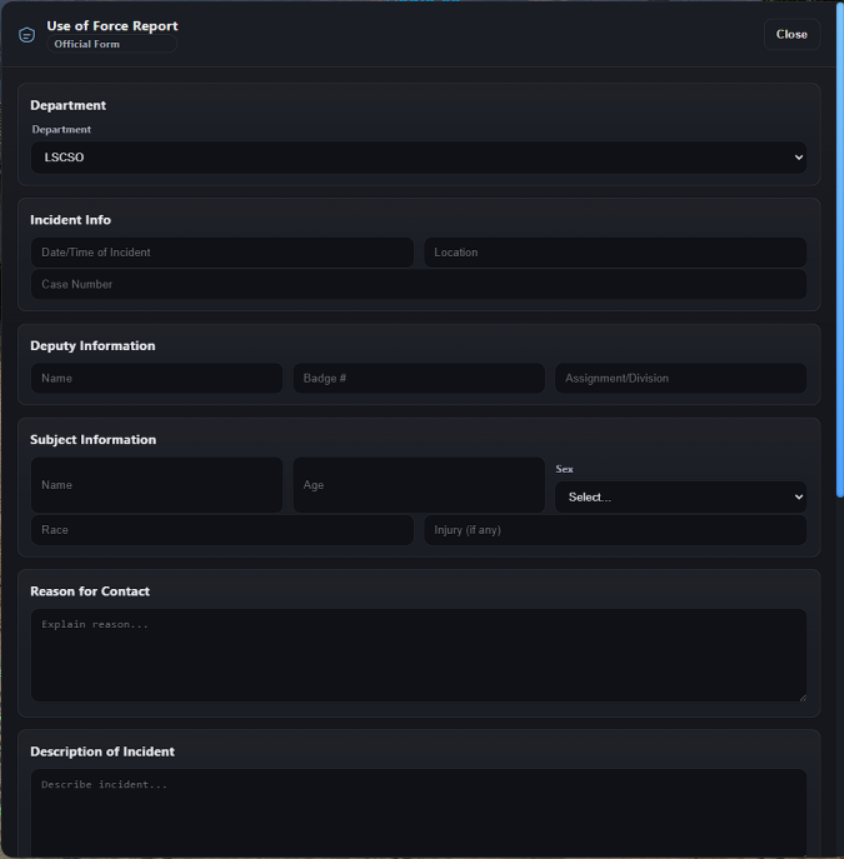 [RELEASE] AD_IncidentReportv2 — Advanced Use of Force Report System ...