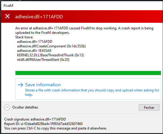 Crash help - FiveM Client Support - Cfx.re Community