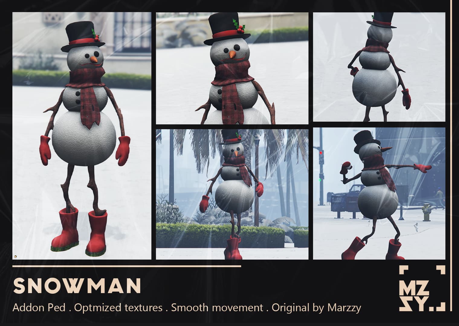[ADDON PED] Snowman - Xmas Ped - FiveM Releases - Cfx.re Community