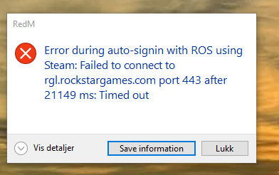 RedM dont open, error msg - RedM Client Support - Cfx.re Community