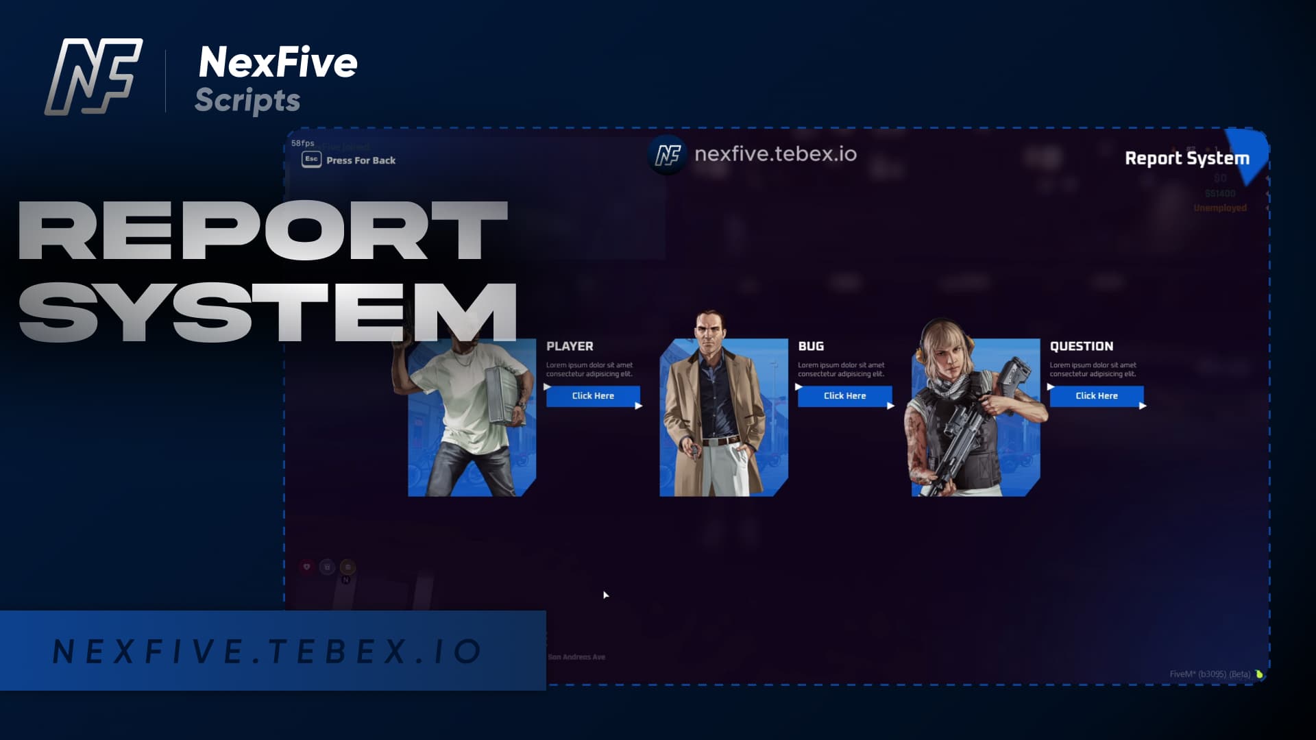 NF Report System [esx-qbcore-qbox-vrp] - FiveM Releases - Cfx.re Community