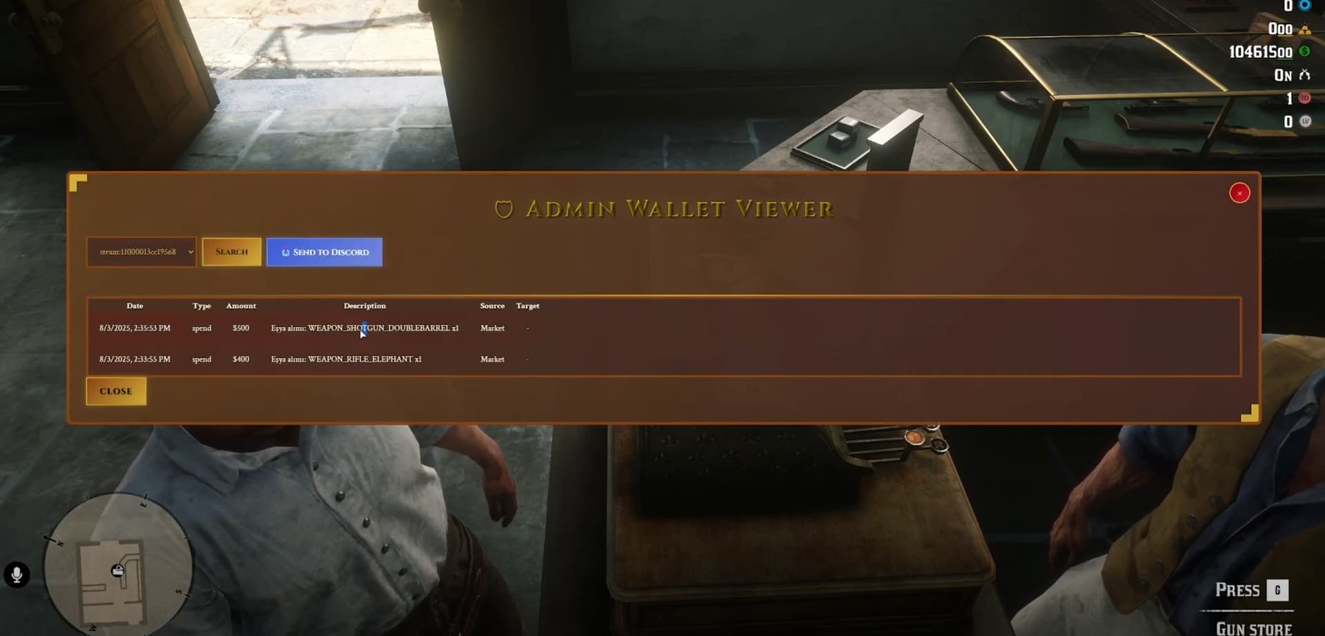 S - Wallet History - RedM Releases - Cfx.re Community