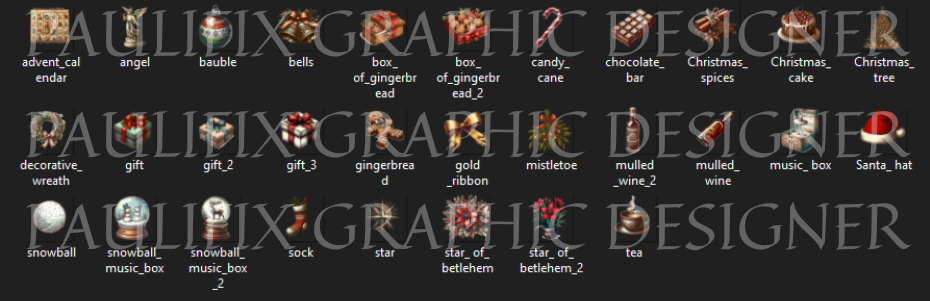 Colorful Christmas Inventory Icons by Paulifix #1 - RedM Releases - Cfx ...