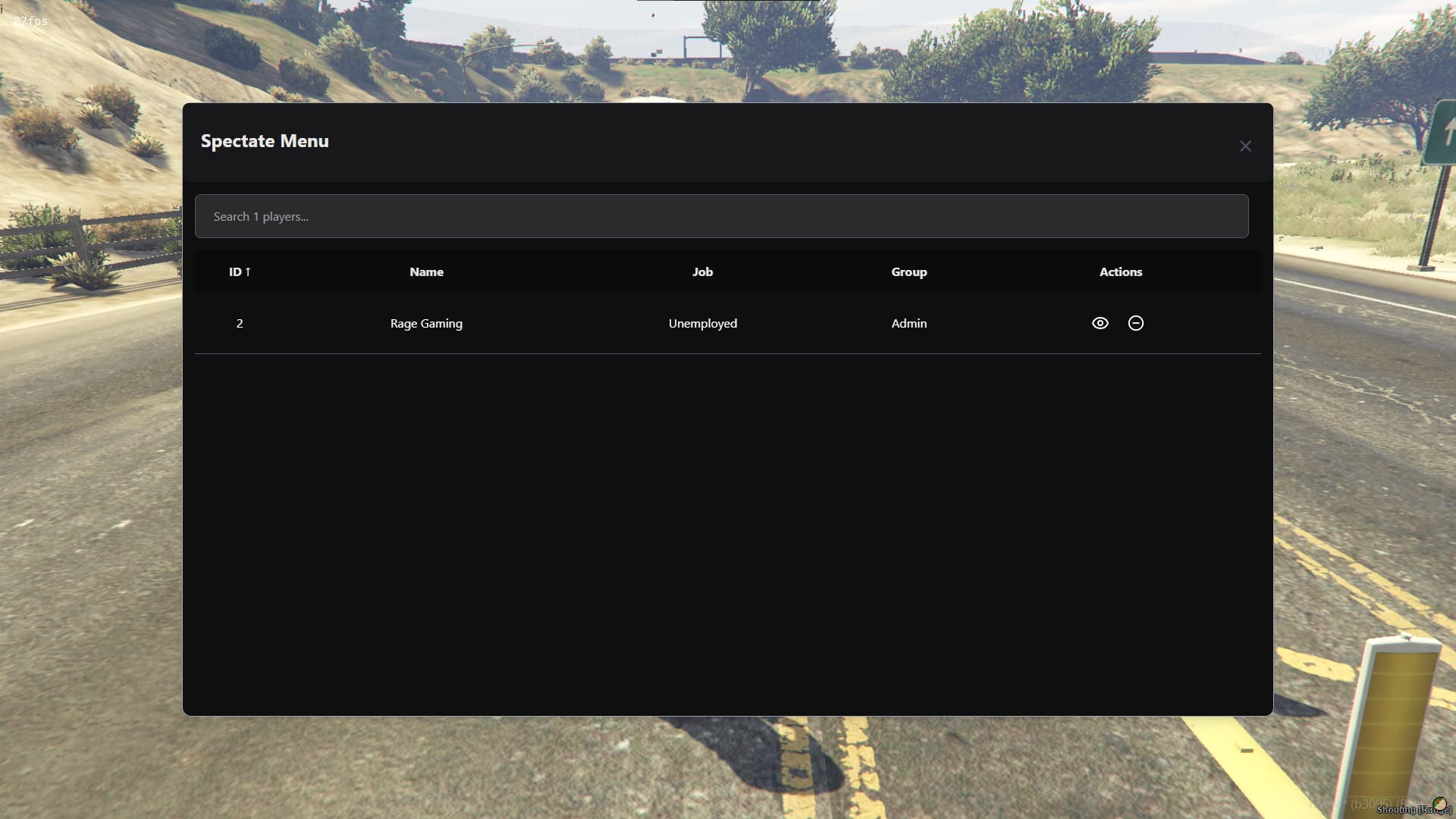 RAGE Spectate Menu - FiveM Releases - Cfx.re Community