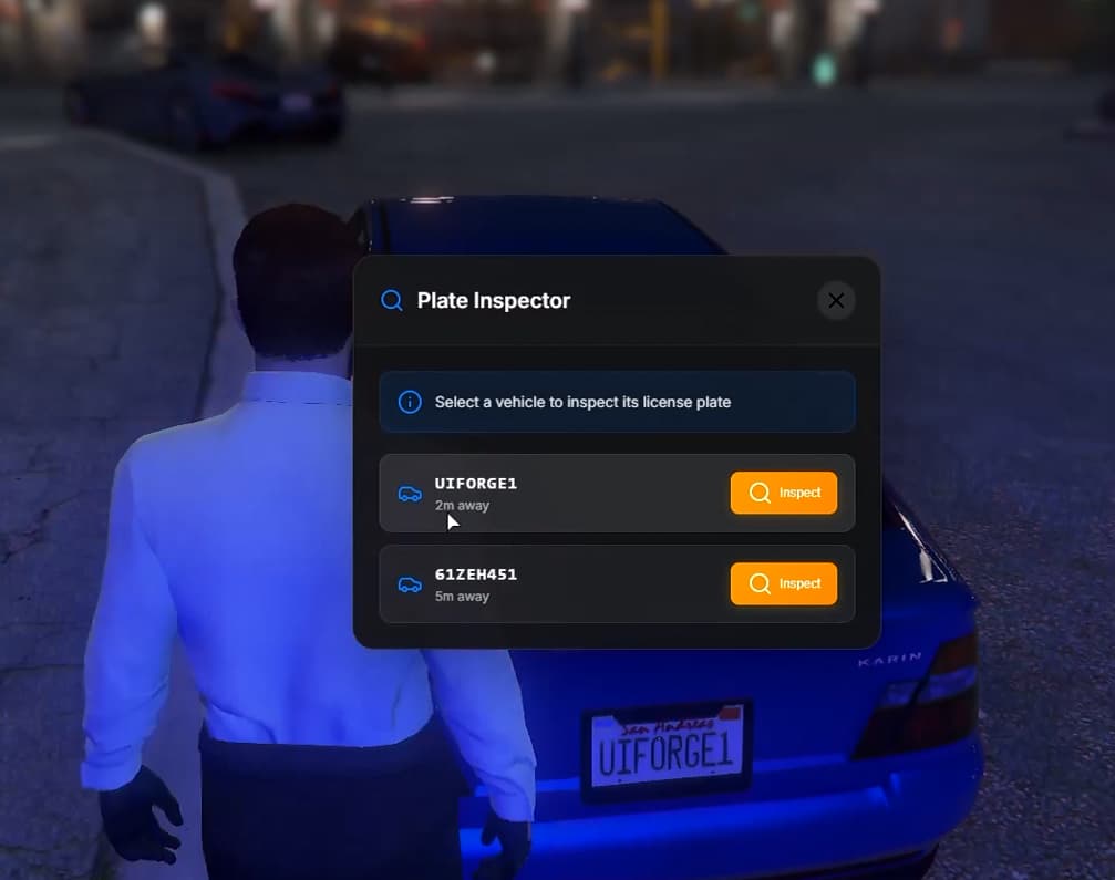 UiForge Fake Plate System - FiveM Releases - Cfx.re Community