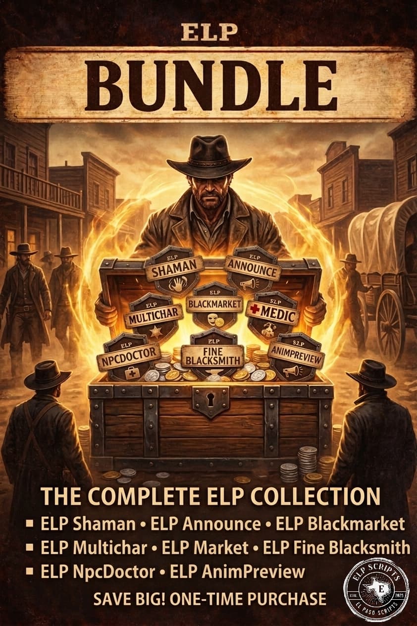 ELP Ultimate Server Bundle - RedM Releases - Cfx.re Community