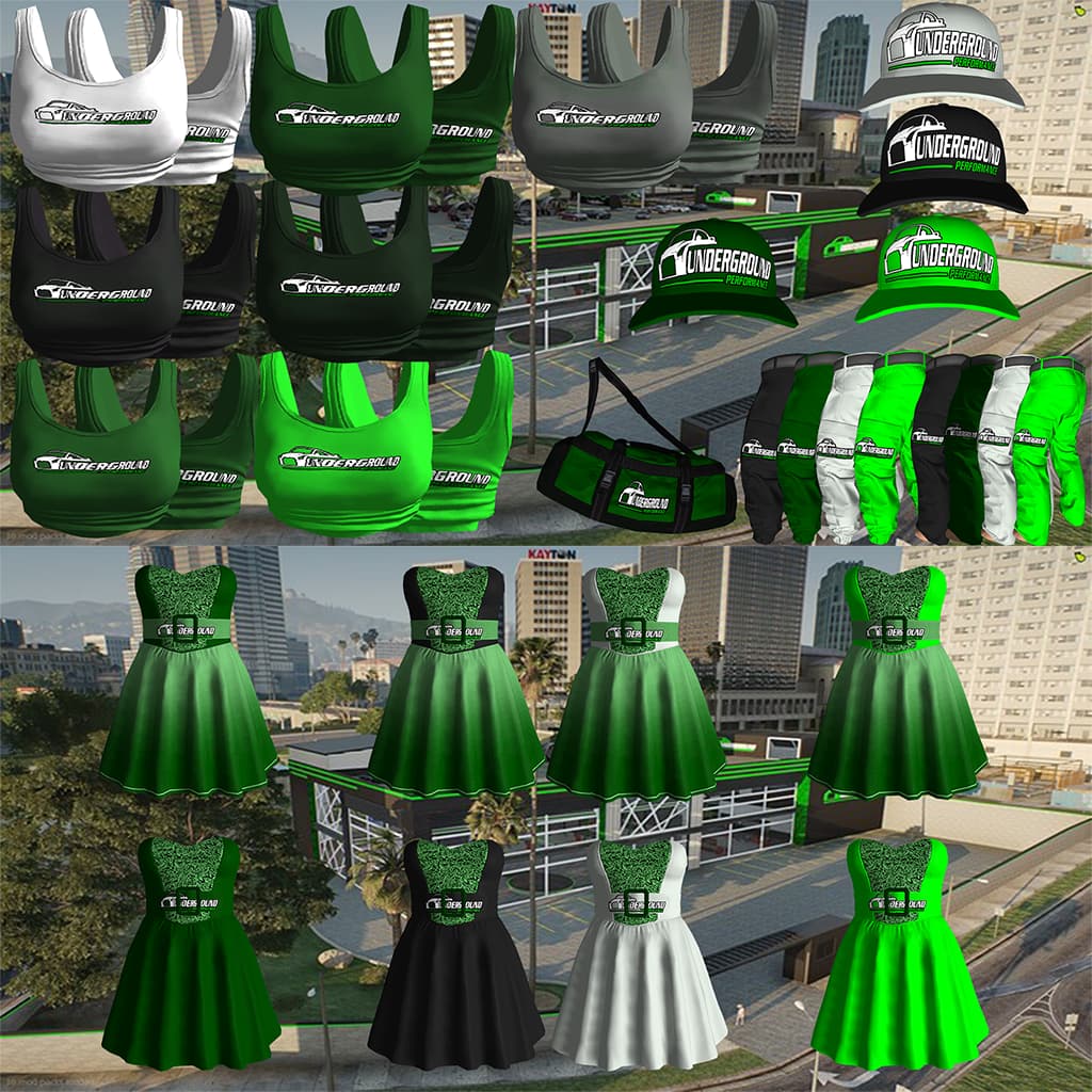 Underground Performance Female Bundle for Male and Female - FiveM ...