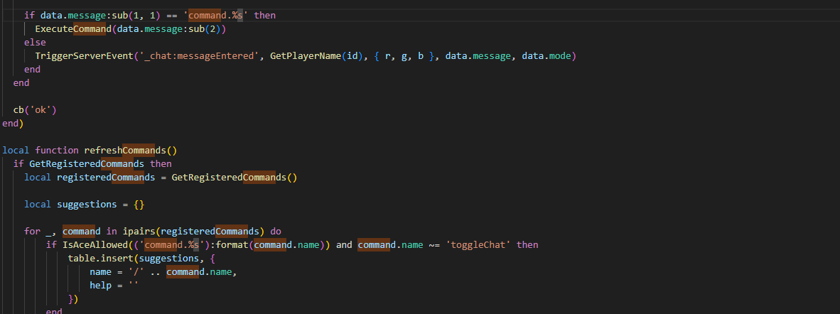 Adding a Space in the Chat between Message and Player Name - QBCore ...