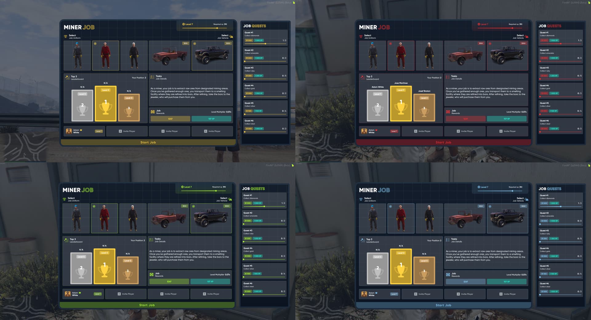Multiplayer Miner Job - FiveM Releases - Cfx.re Community