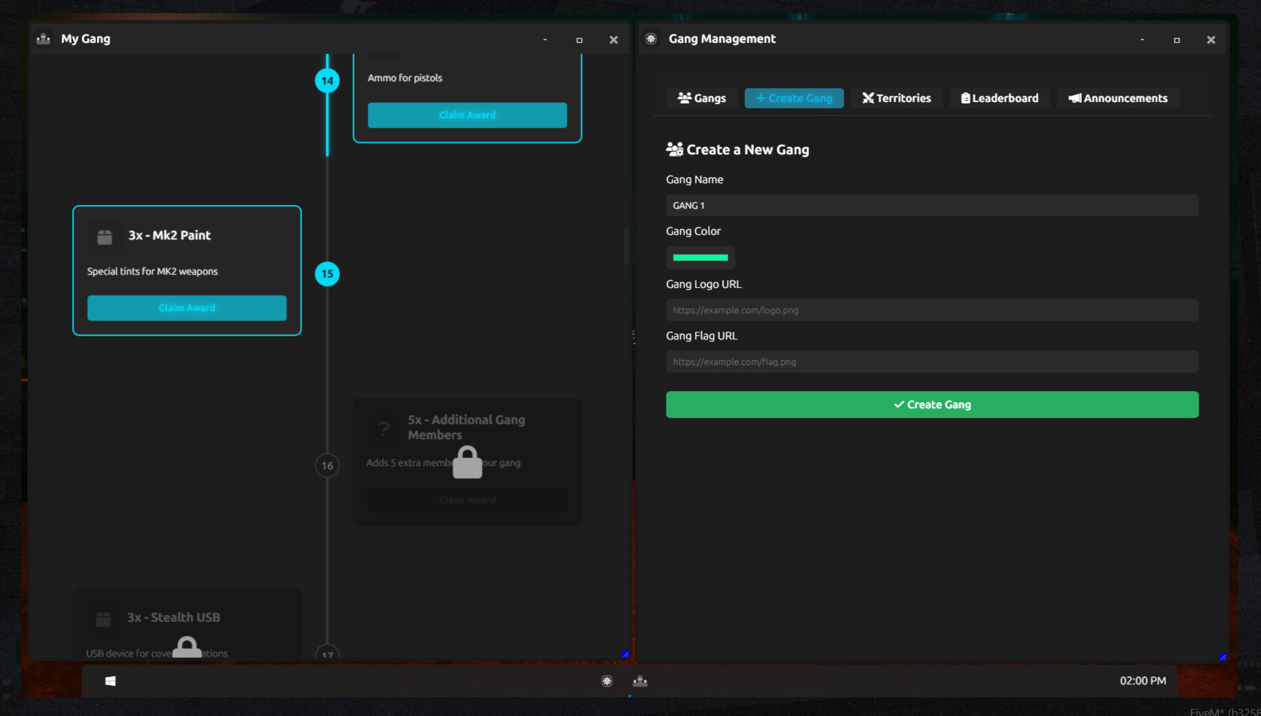 Gang System [ESX/QBCORE] Thexis Scripts - FiveM Releases - Cfx.re Community