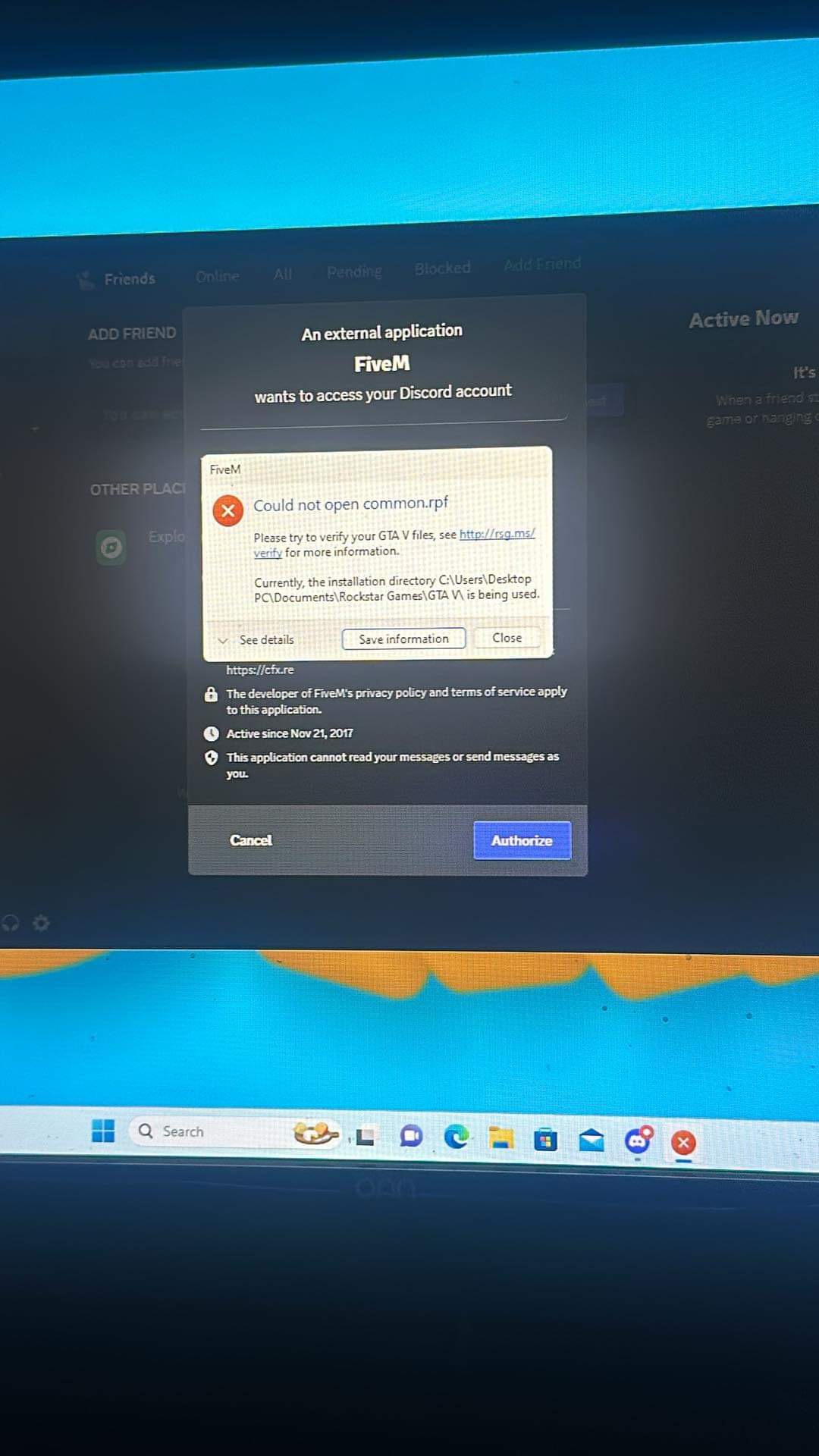 Could Not Open Common Rpf Help Fivem Client Support Cfx Re Community