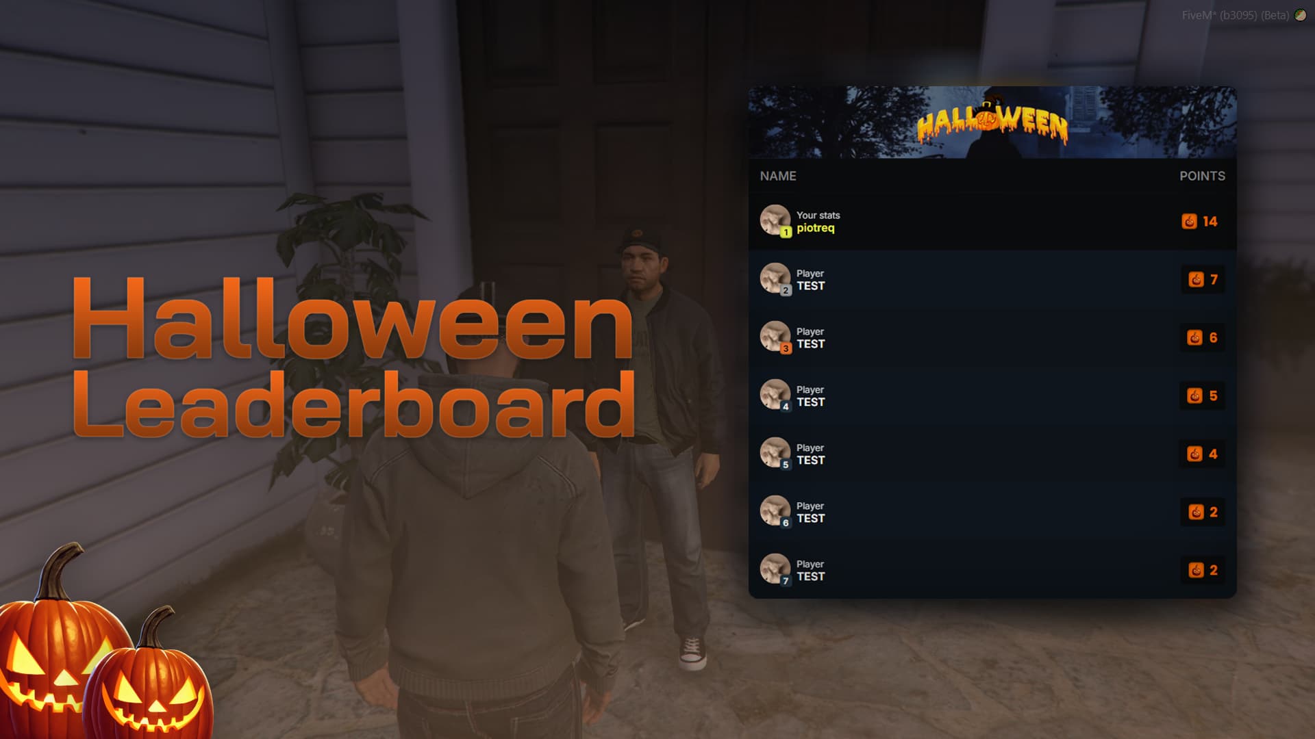 [FREE][ESX/QB] Halloween Leaderboard - FiveM Releases - Cfx.re Community