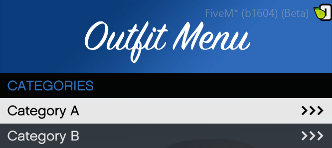 Ped and Outfit Menu - FiveM Releases - Cfx.re Community