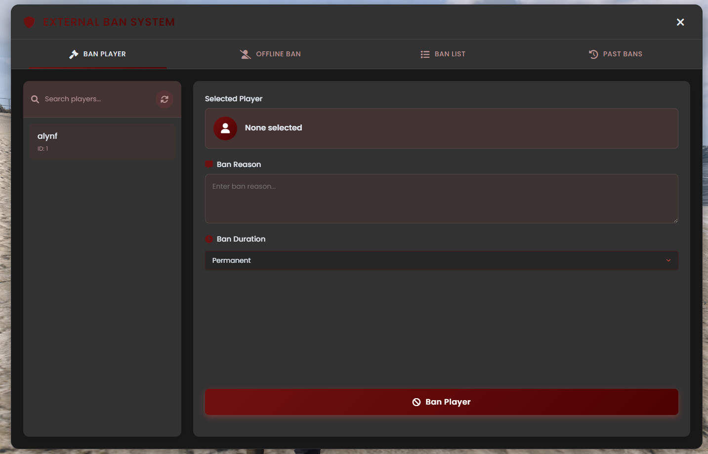 [ESX/QB/STANDALONE] Advanced Ban System - FiveM Releases - Cfx.re Community