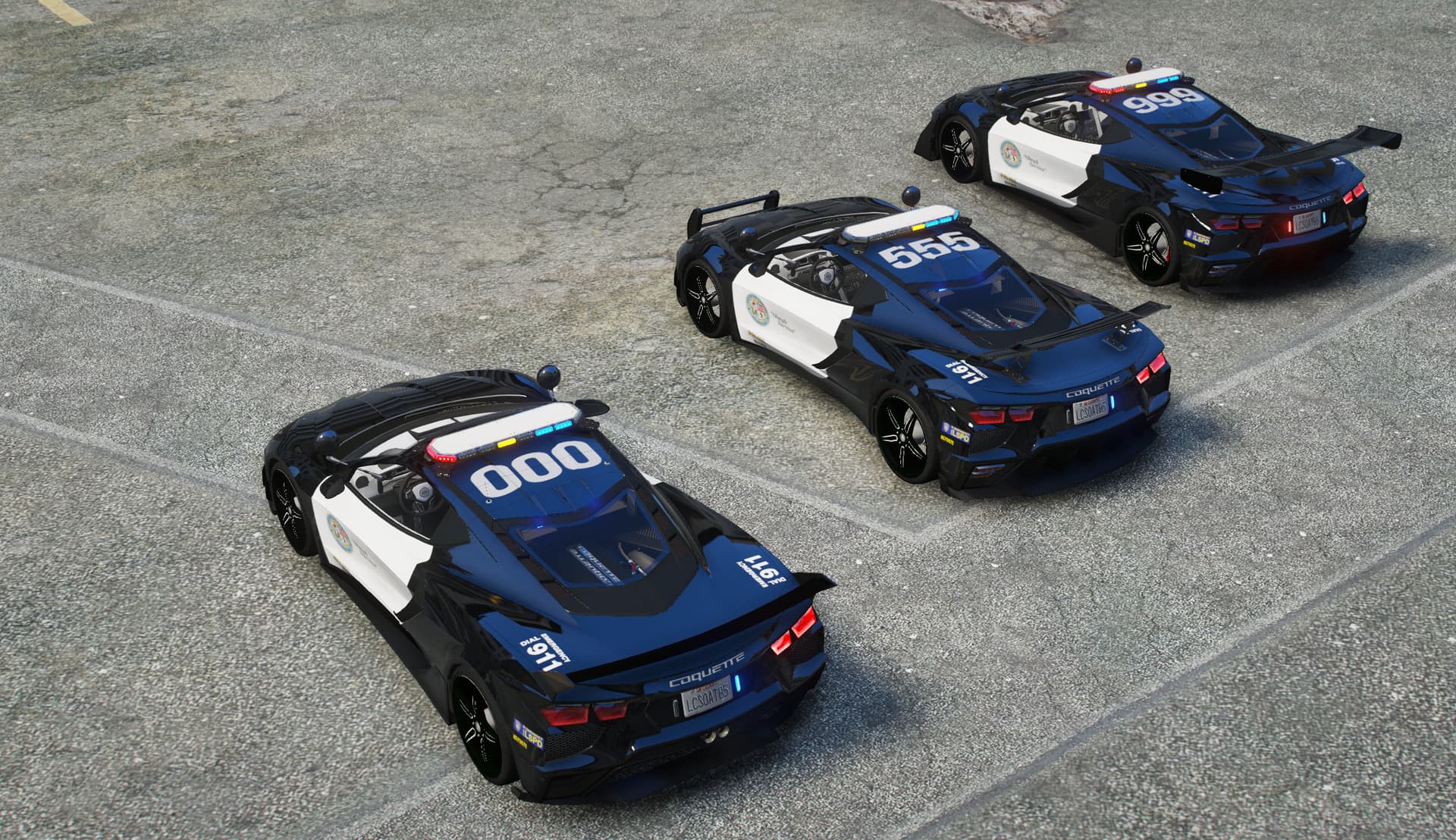 Police Coquette D10 (Callsign System)(Non-ELS) - FiveM Releases - Cfx ...