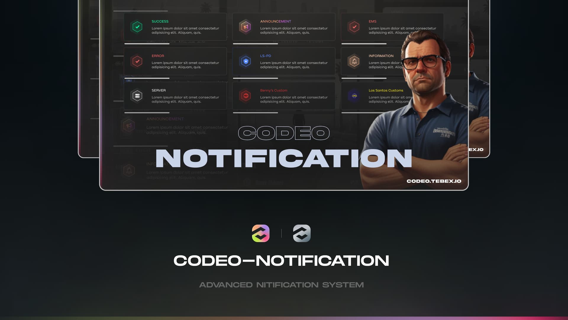 [QB/ESX/STANDALONE] Codeo Notification - FiveM Releases - Cfx.re Community