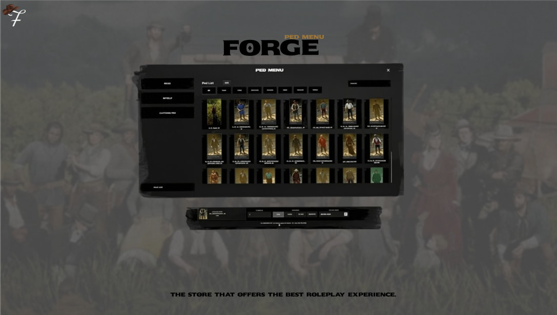 Forge WorkShop - Ped System - RedM Releases - Cfx.re Community