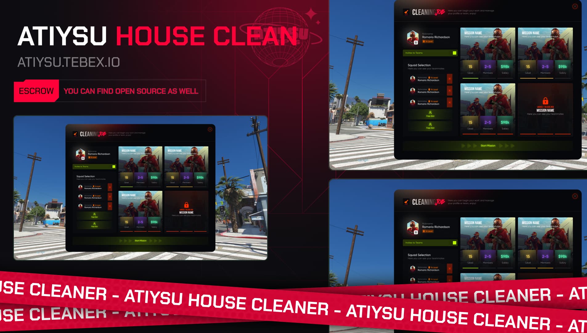 [QB & ESX] Multiplayer House Cleaning Job - FiveM Releases - Cfx.re Community