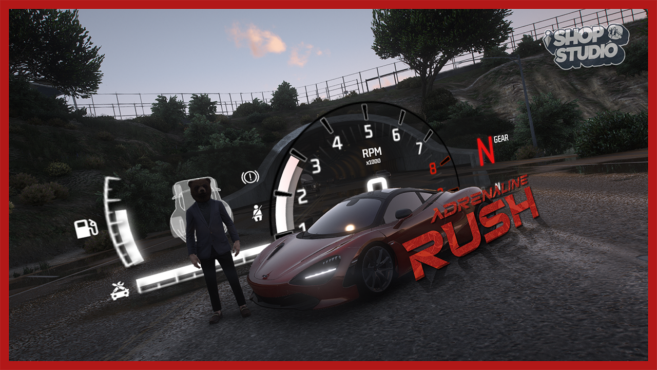 [ESX/QB] Car HUD - AdrenalineRush (720s Inspired) - FiveM Releases ...