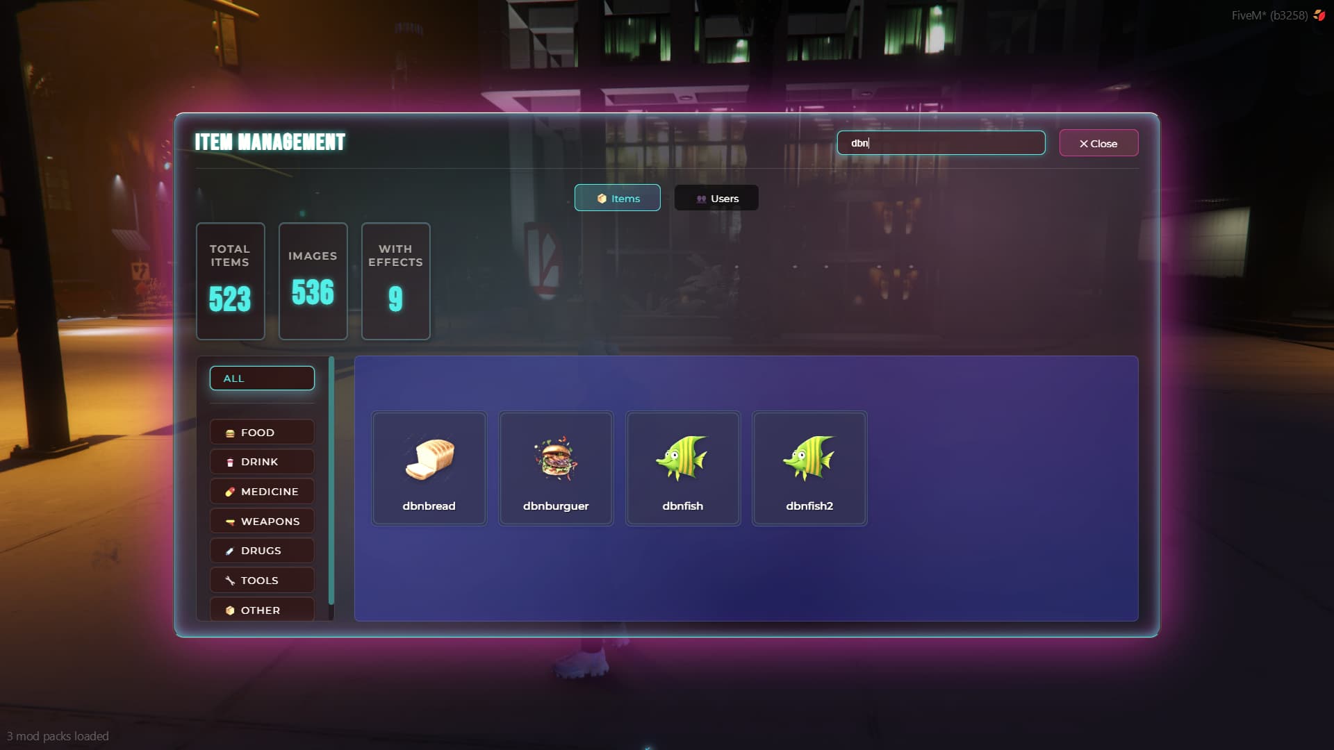 INVENTORY SYSTEM [ESX/QB/QBOX] Best inventory ever created - FiveM Releases - Cfx.re Community