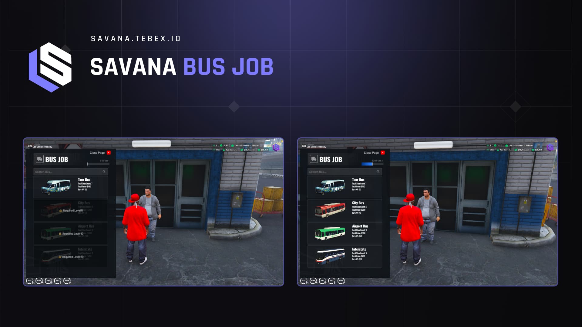 [SAVANA] Bus Job [QB/ESX/QBOX] - FiveM Releases - Cfx.re Community
