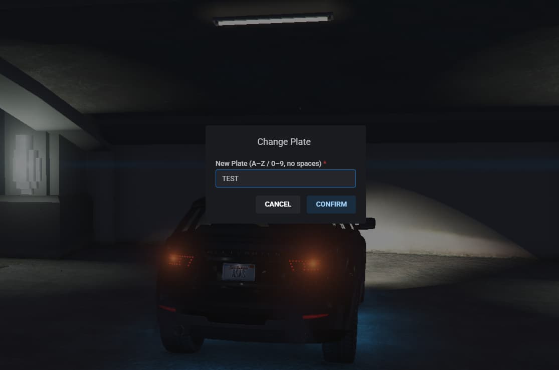 [STANDALONE] Simple plate change with job req - FiveM Releases - Cfx.re ...