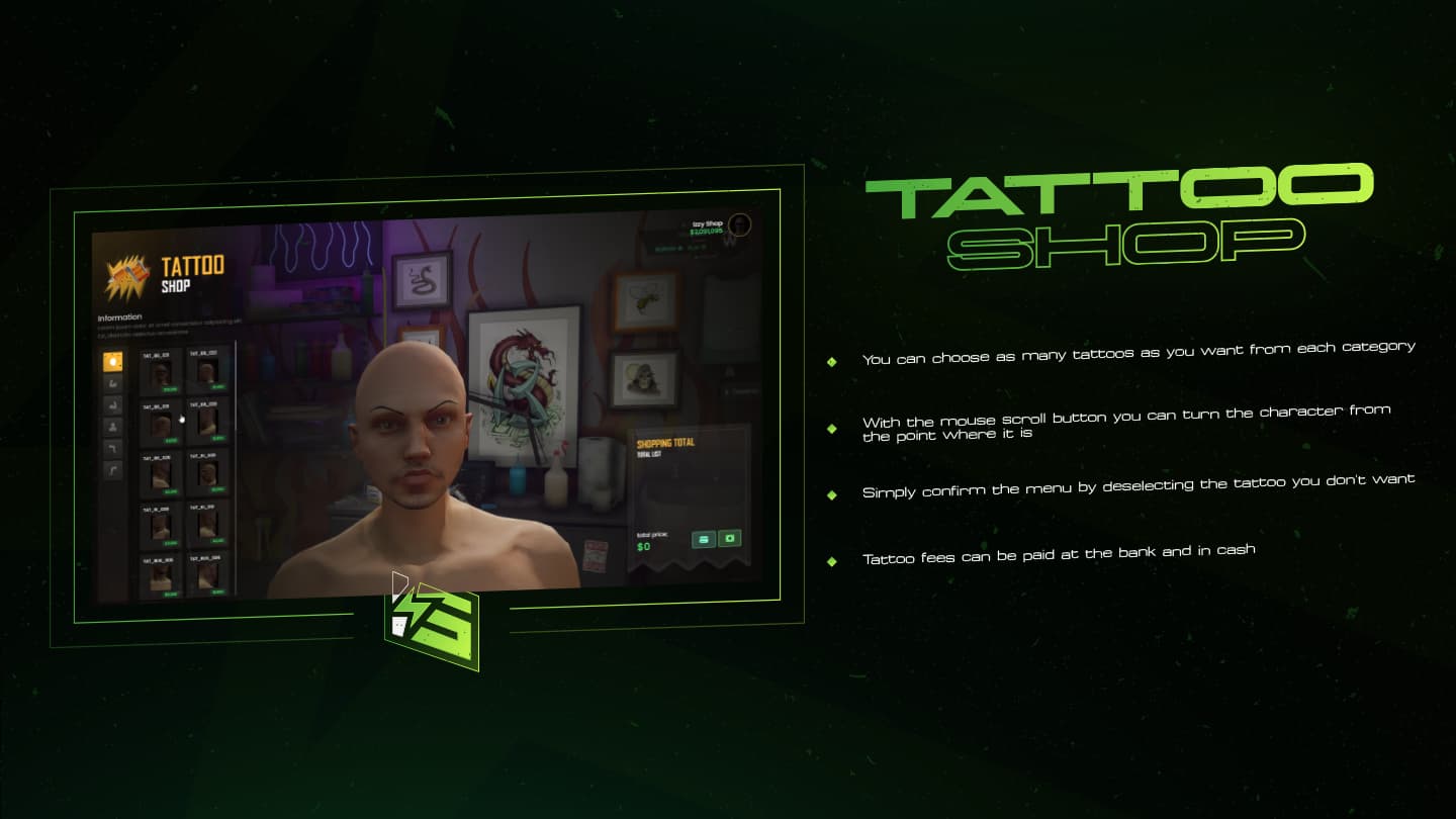 Tattoo Shop [ESX/QB] - FiveM Releases - Cfx.re Community