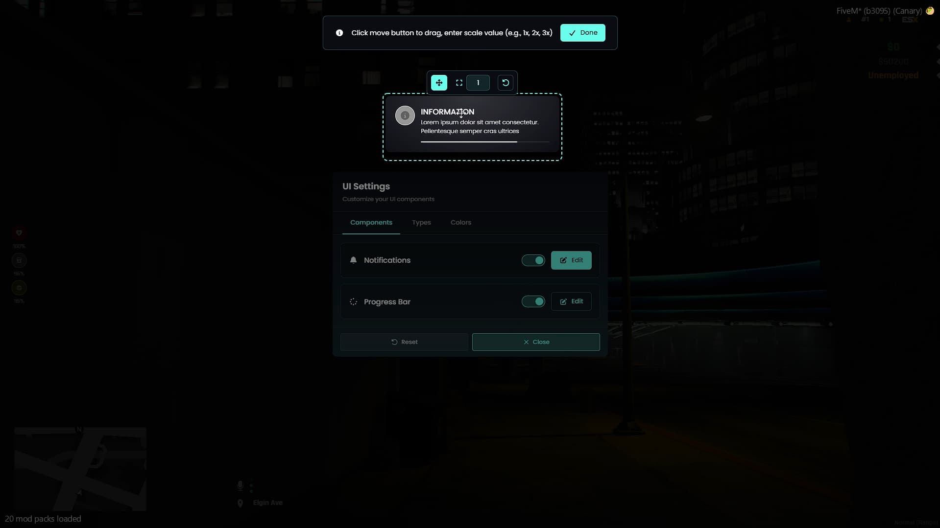 Advanced UI Kit | Notication - Progress - Radial - Text UI - Menus etc ...
