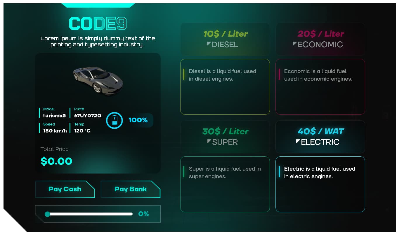 [PAID] Code9 - Advanced Fuel System - FiveM Releases - Cfx.re Community