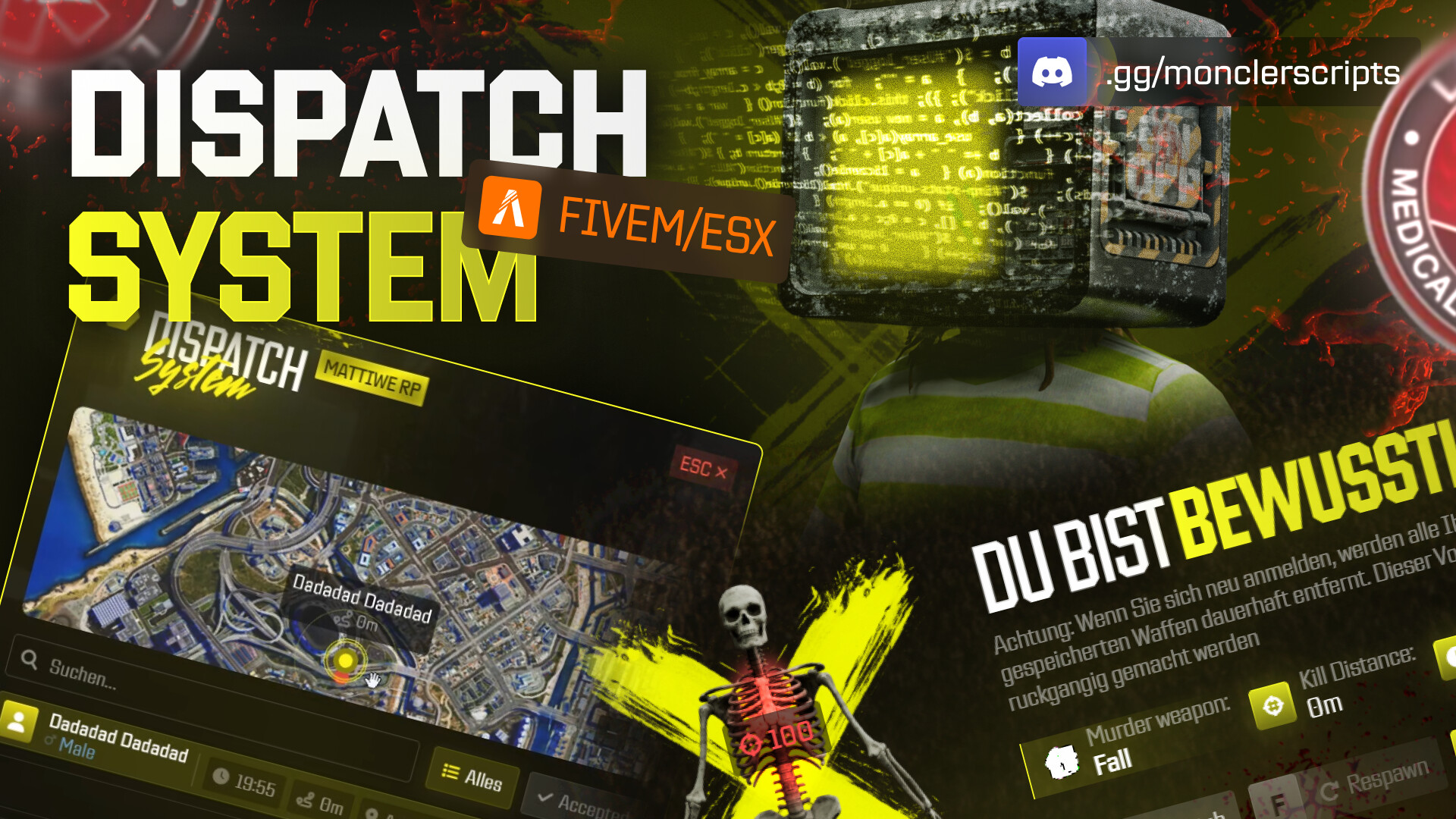 Dispatch System | SOS Signals · EMS & Police Calls · Interactive Map ...