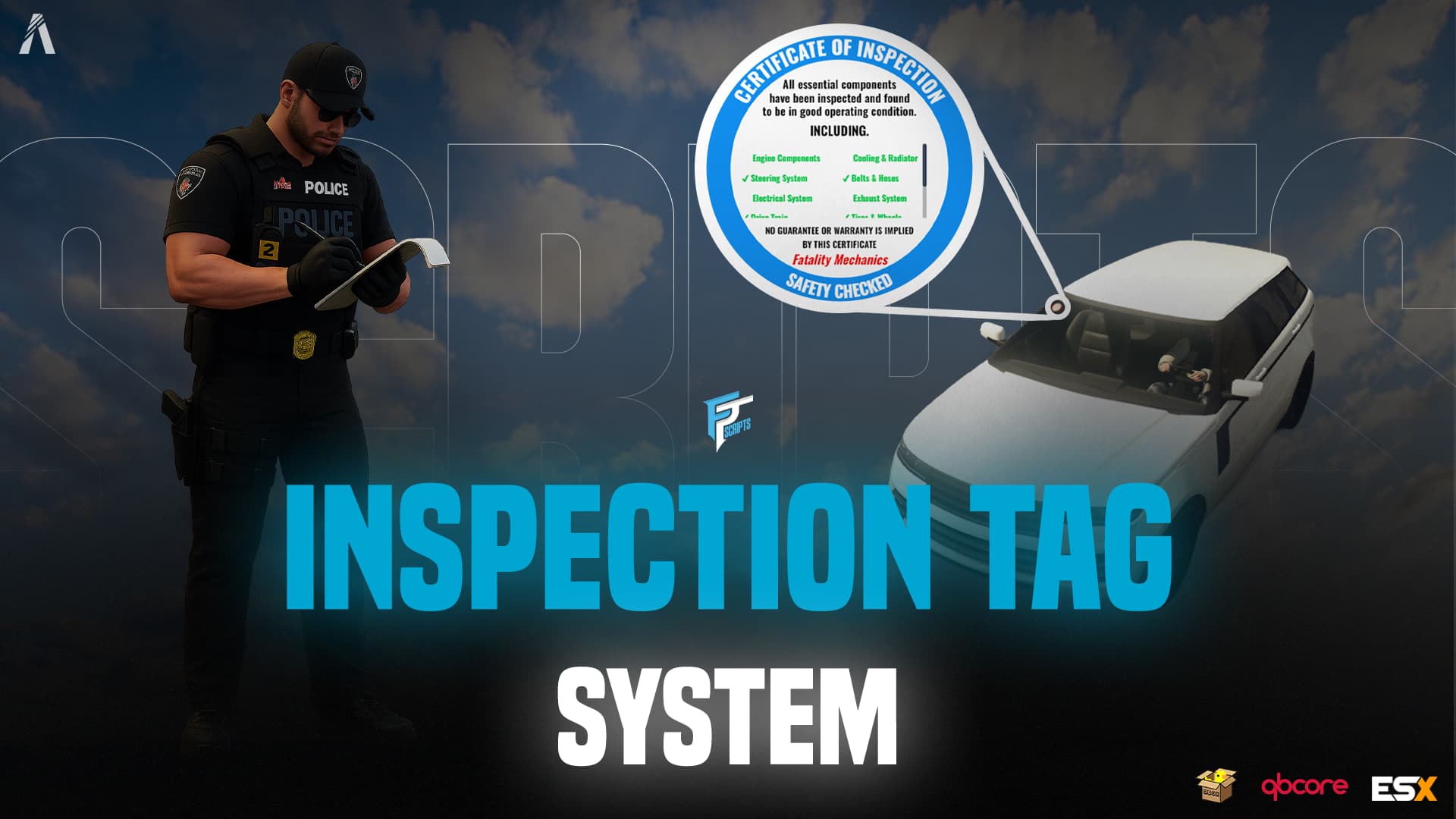 [Release] [ESX / QB / OX] Inspection Tag System | Mechanic Dashboard ...