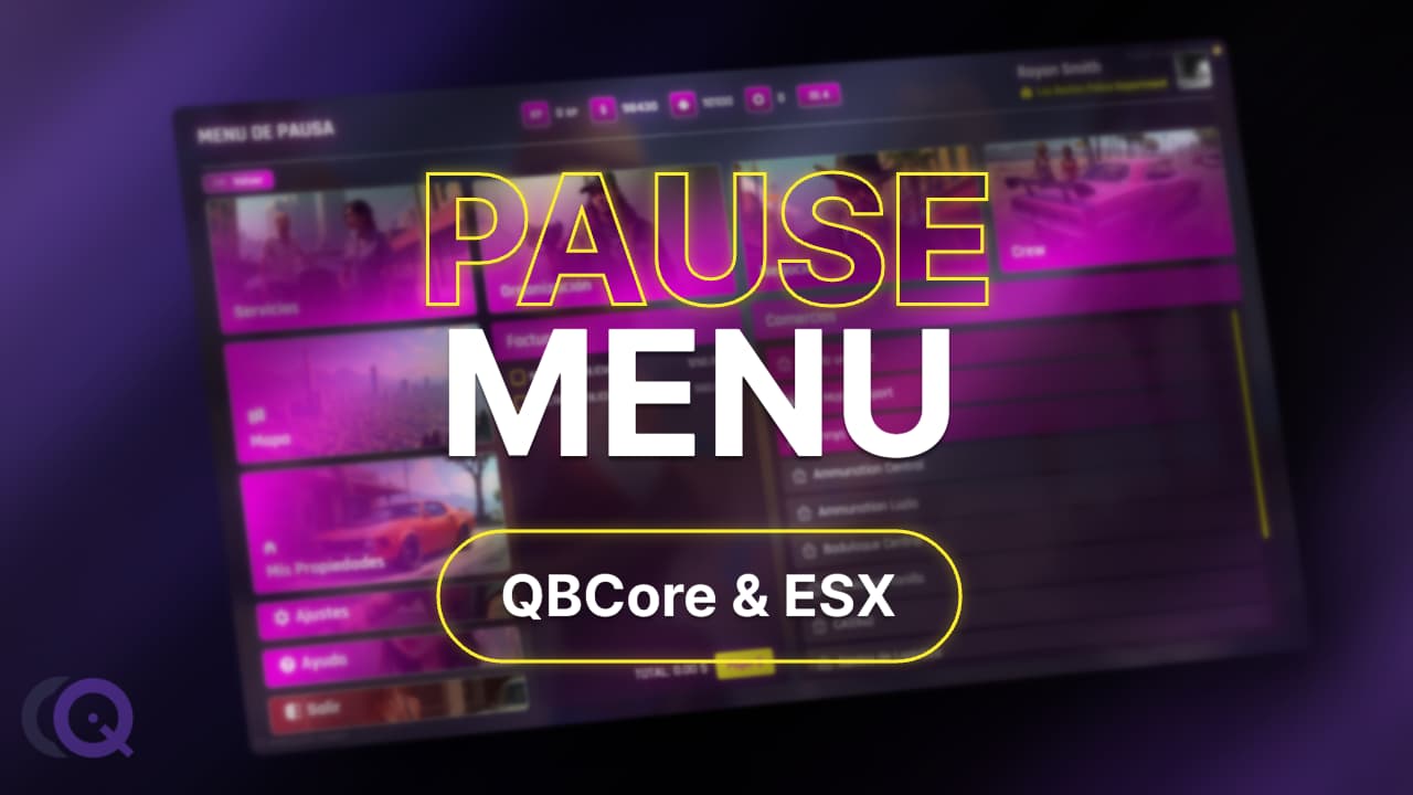 Codeiq Pause Menu Qbcore Esx Fivem Releases Cfx Re Community
