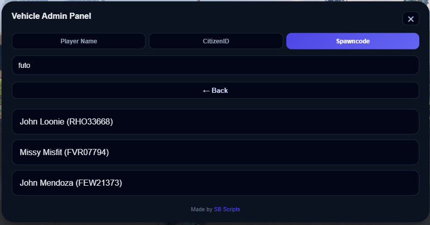 Vehicle Admin Panel - FiveM Releases - Cfx.re Community