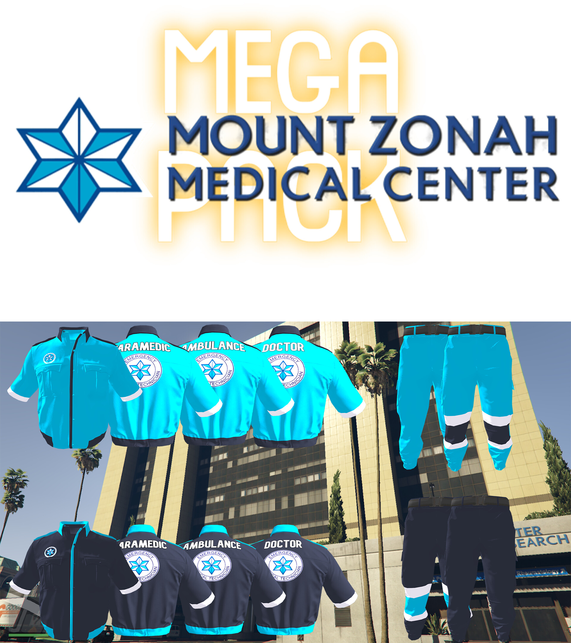 Mount Zonah Medical Mega Bundle Male and Female [Lore Friendly] [On ...