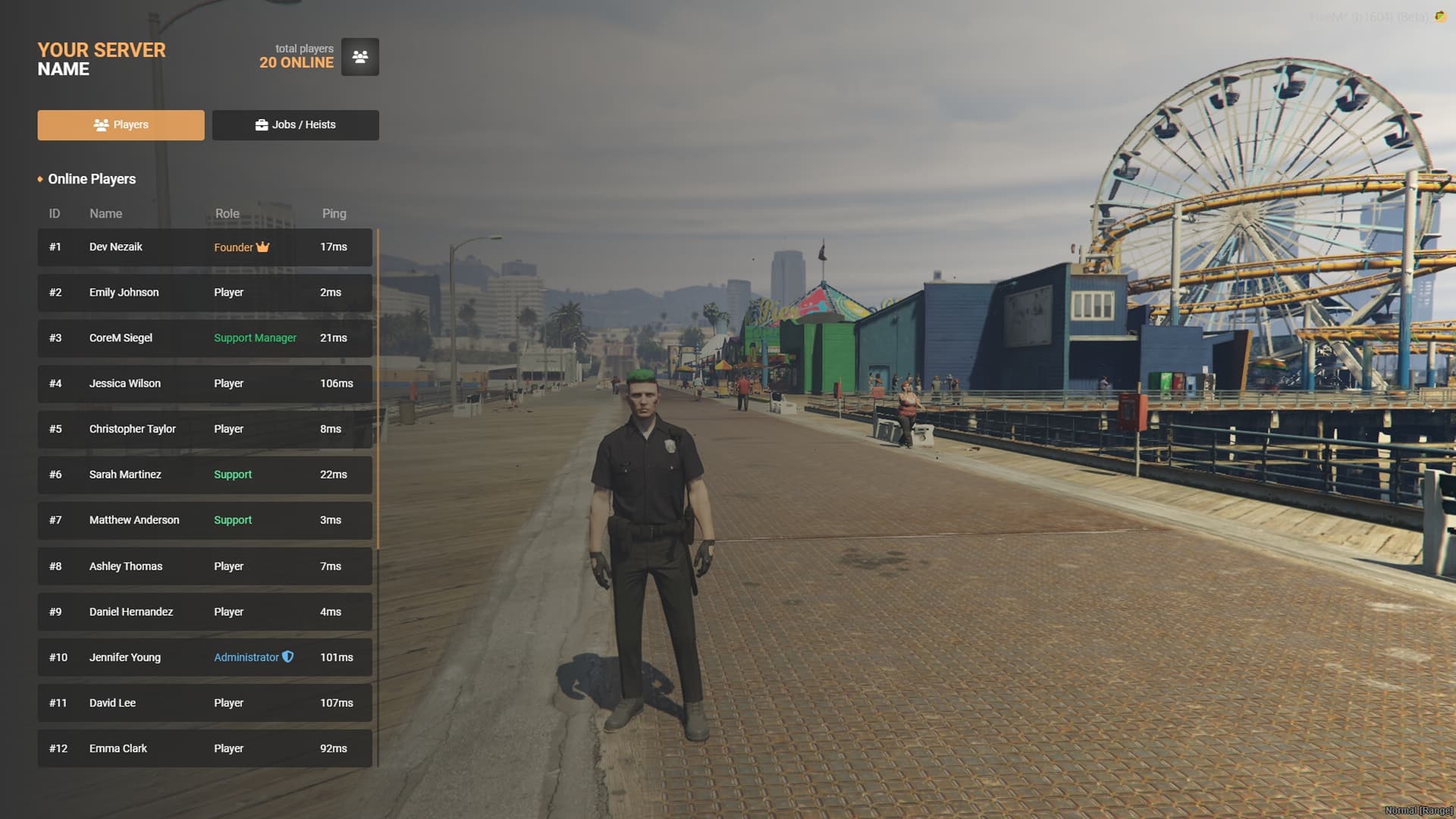 Scoreboard Script - Advanced scoreboard with job counts and heists ...