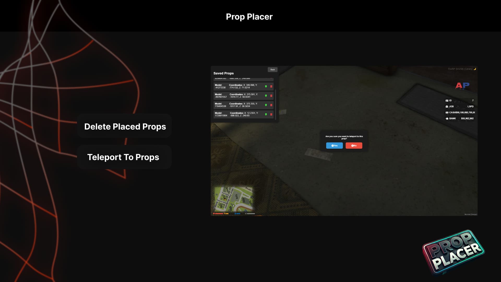 [ESX/QB][PAID] 🏗️ Prop Placer | Place, Move, Manage Props with Ease in ...
