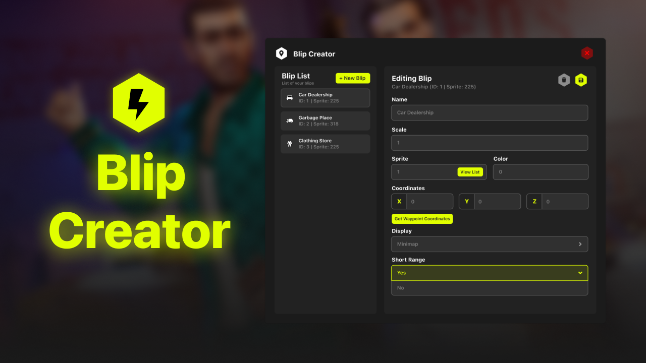 💎 [PAID] Blip Creator - Standalone - FiveM Releases - Cfx.re Community