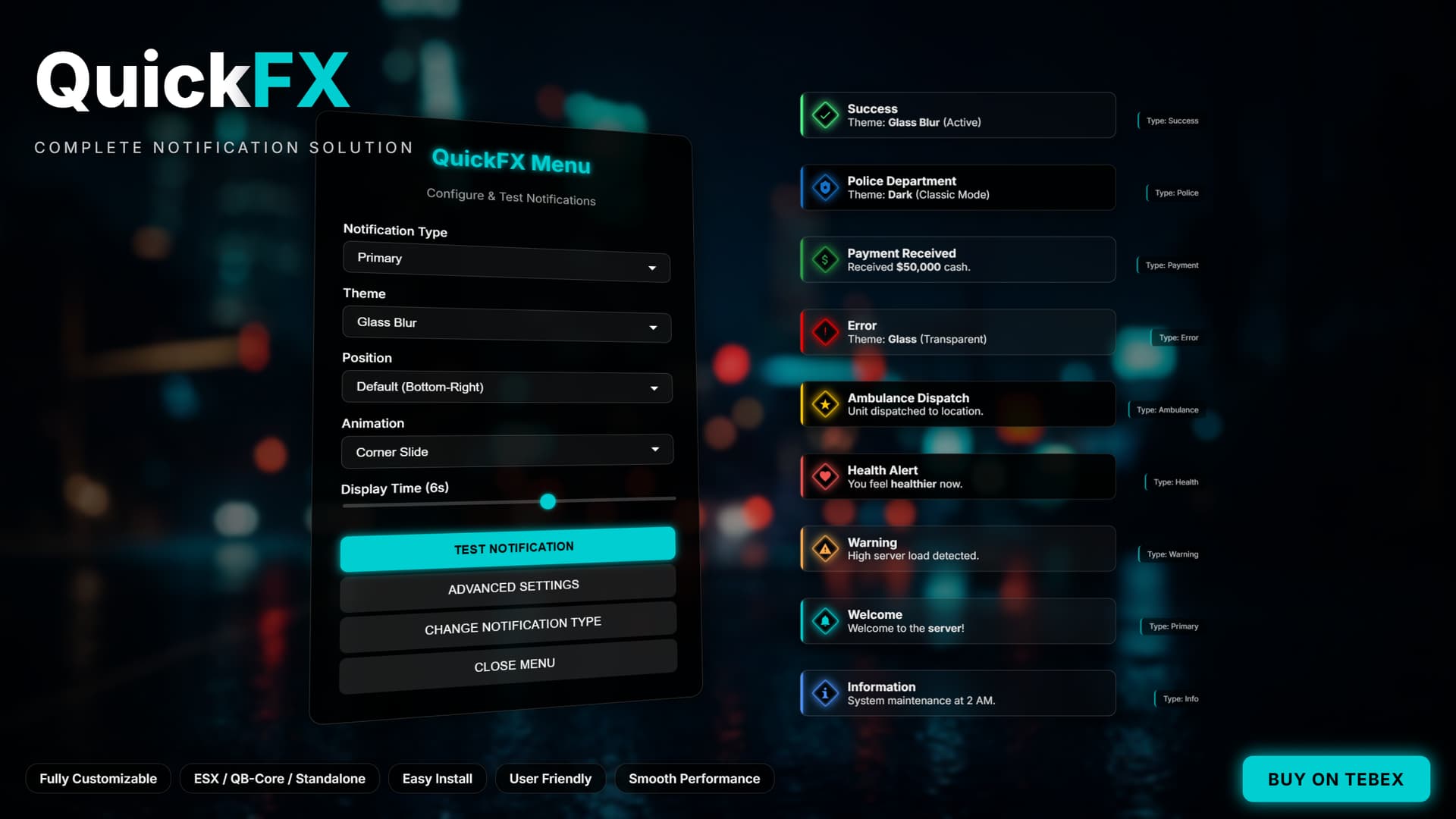 QuickFX - Advanced Notification System [ESX/QBCore/Standalone] - FiveM ...