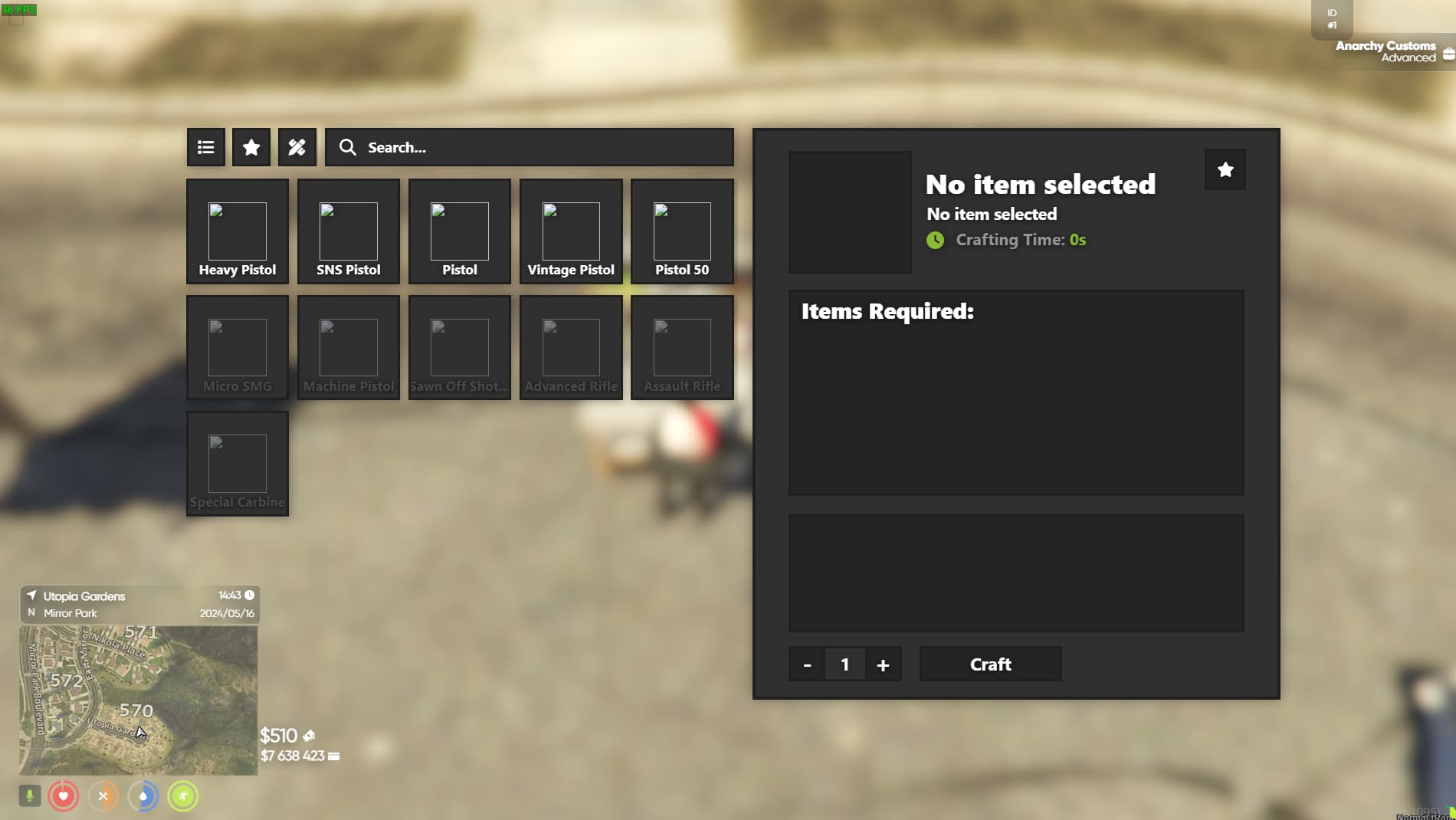 [FREE] Advanced Crafting| PureScripts [STANDALONE] [QBCore] [ESX] - FiveM Releases - Cfx.re ...