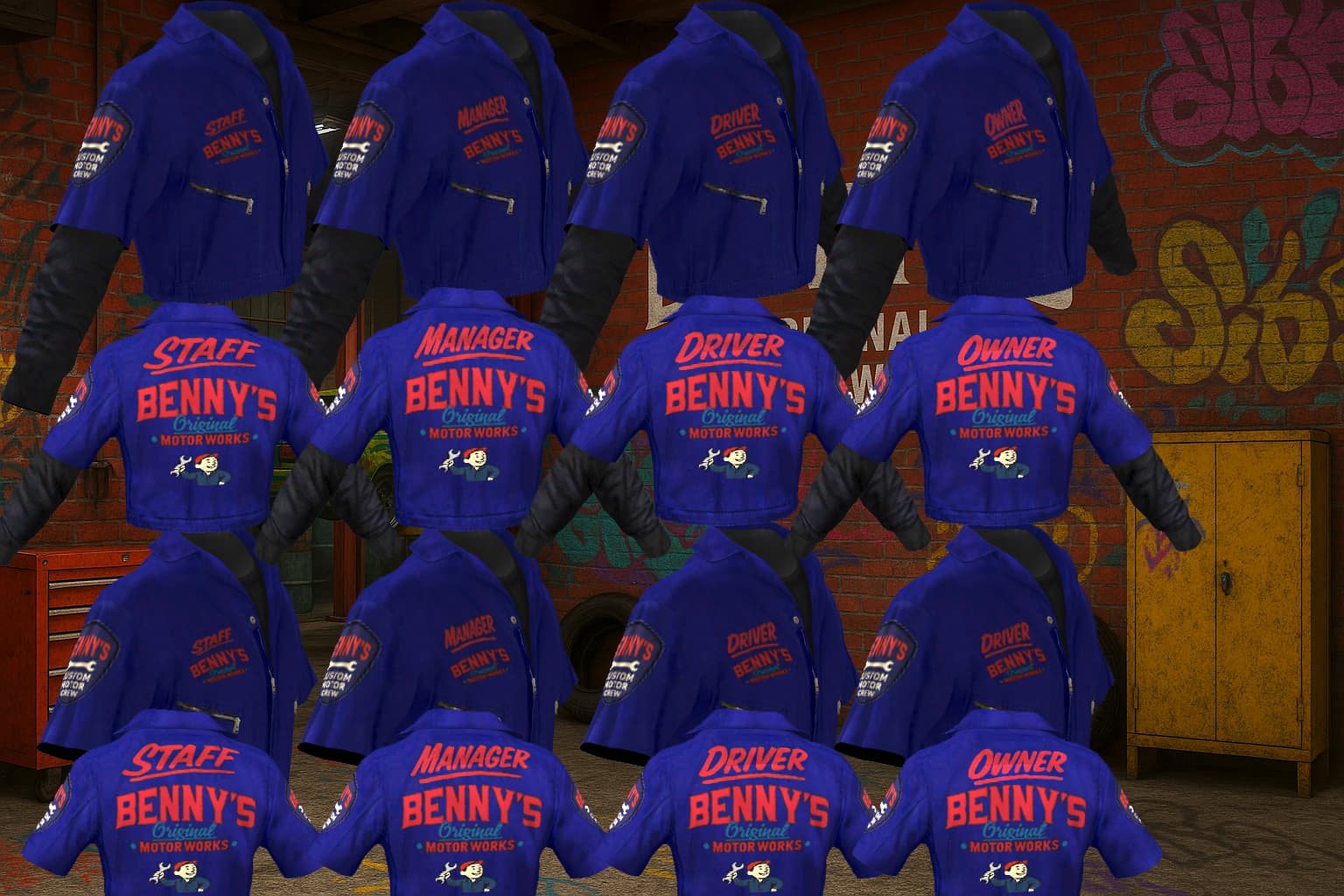 🔧 Benny’s Mechanic Outfits – FiveM Clothing Pack (new Update 100% ...