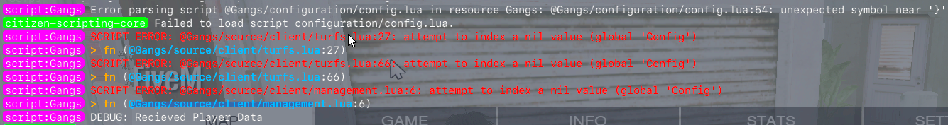 This gang script with turfs stopped working - Server Discussion - Cfx ...