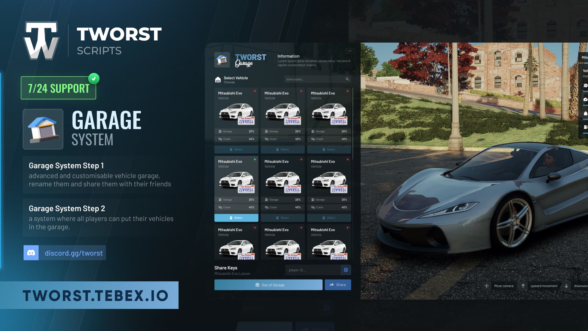 Garage System [QB & ESX & QBX] [PAID] - FiveM Releases - Cfx.re Community