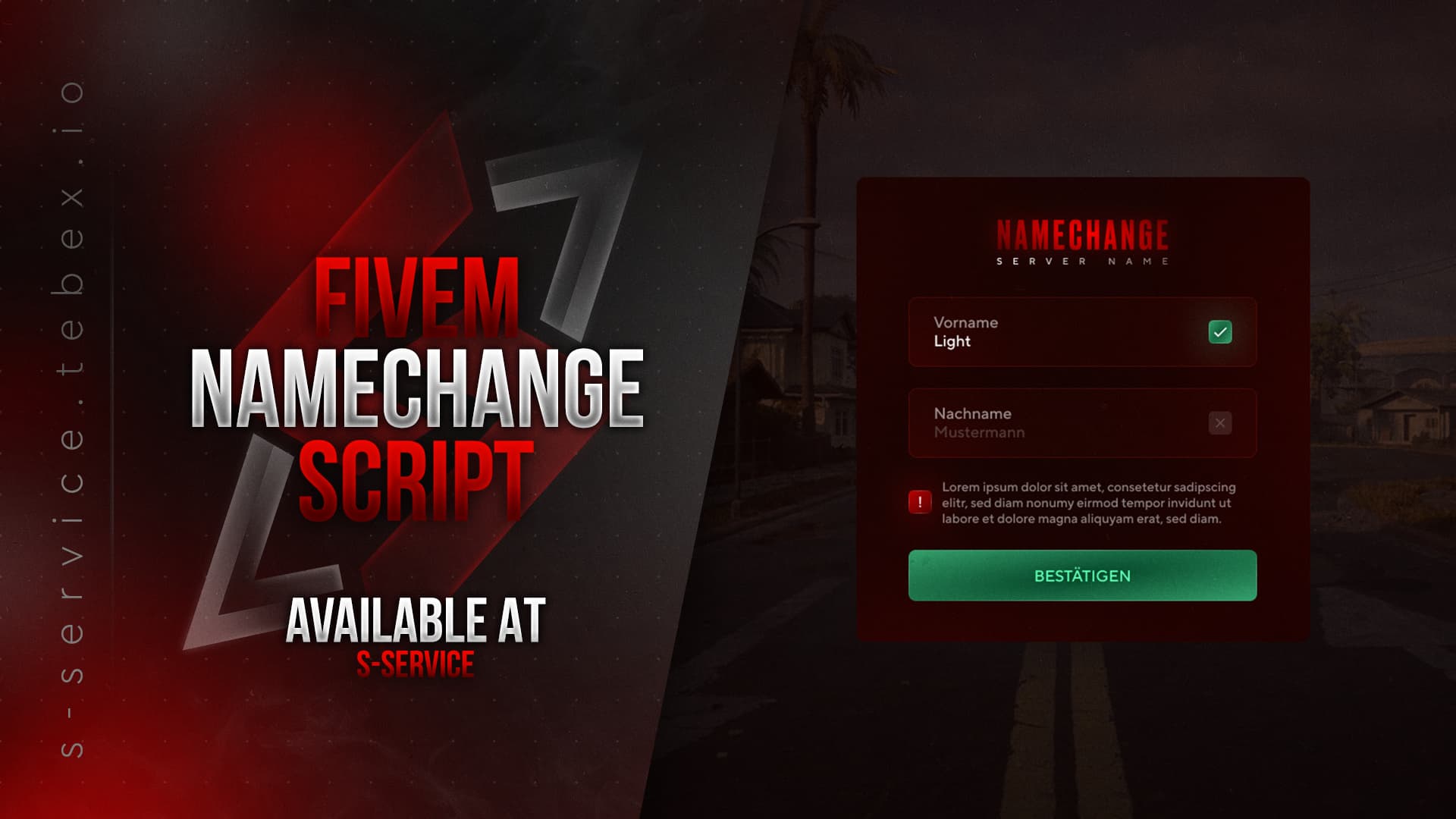 [PAID] [ESX] Namechange system - FiveM Releases - Cfx.re Community